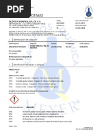 Ficha de Seguridad del Ftalato Ácido de Potasio | PDF | Agua ...