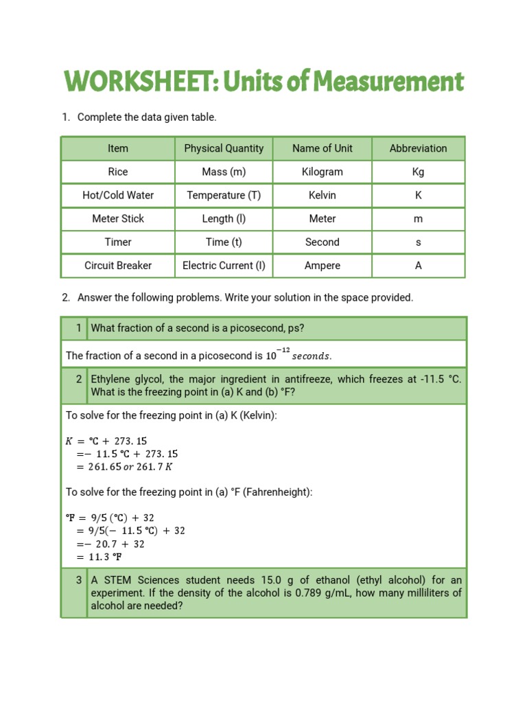 A1 Cosepe | PDF | Density | Physical Sciences