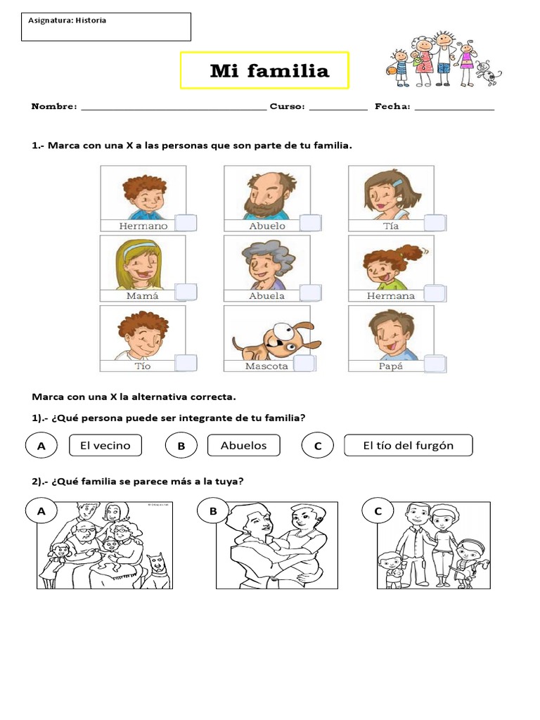 Actividades y Tradiciones Familiares | PDF | Estudios de idiomas ...