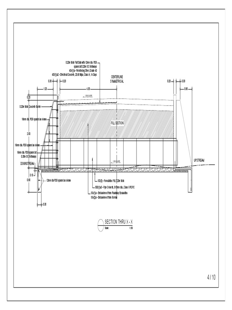 Detailed Plan Spillway 2 | PDF | Structural Engineering | Composite ...