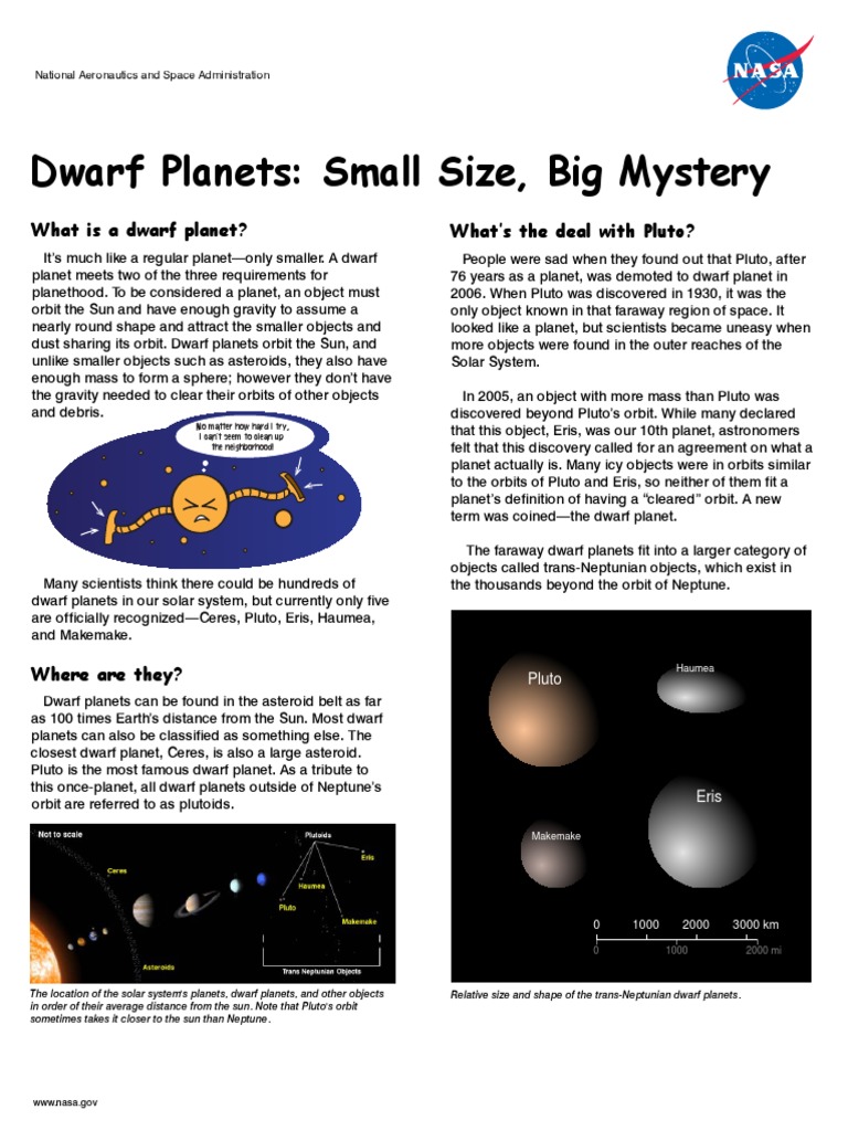 dwarf_planets_fun_sheet | PDF | Planets | Solar System