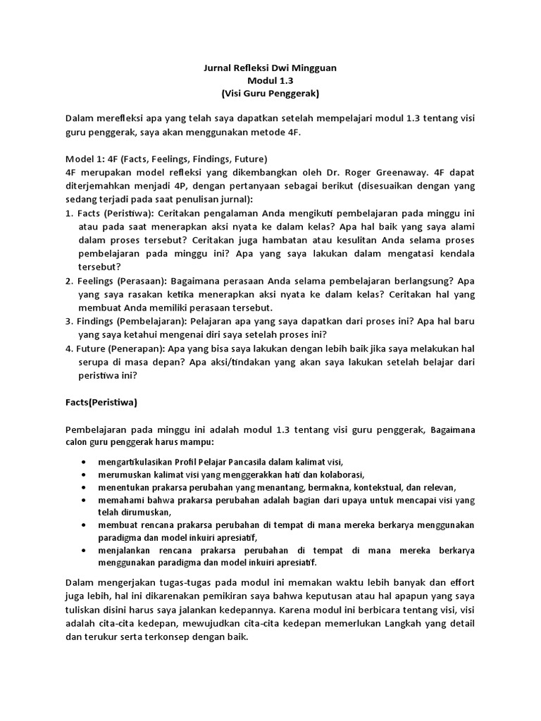 Sari Utami - Jurnal Dwi Mingguan 3 | PDF