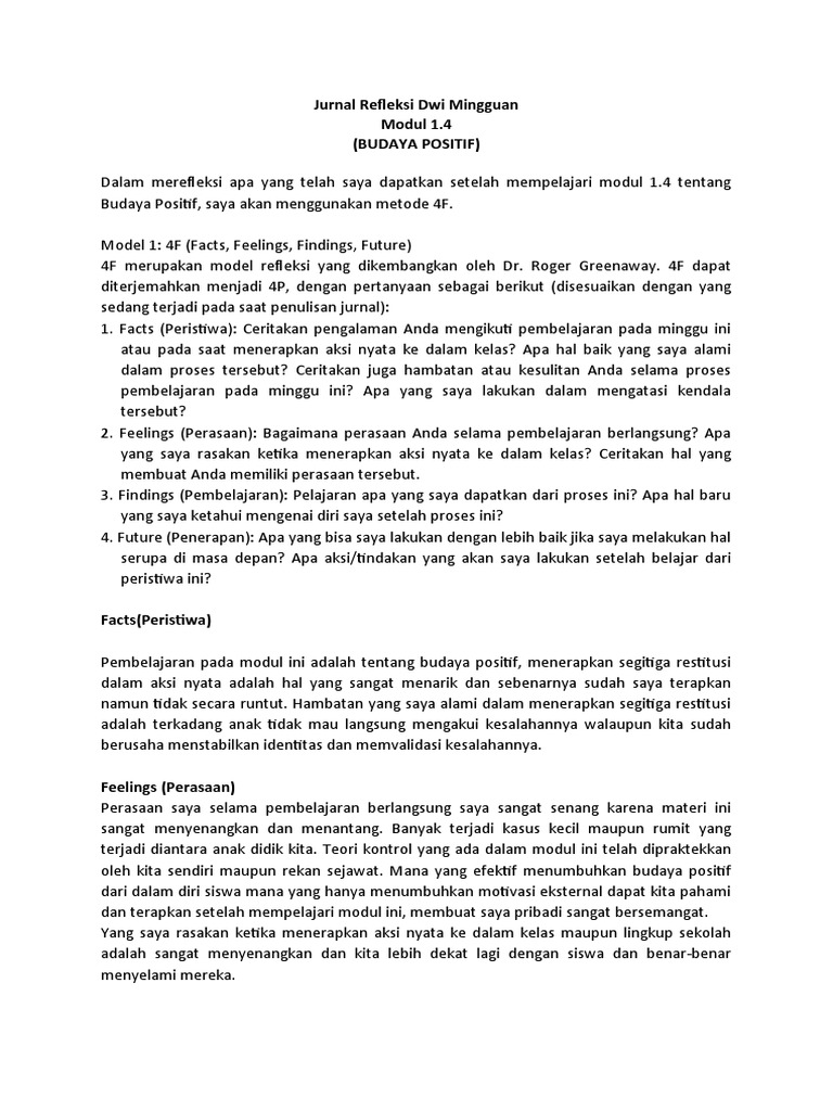 Sari Utami - Jurnal Dwi Mingguan 4 | PDF