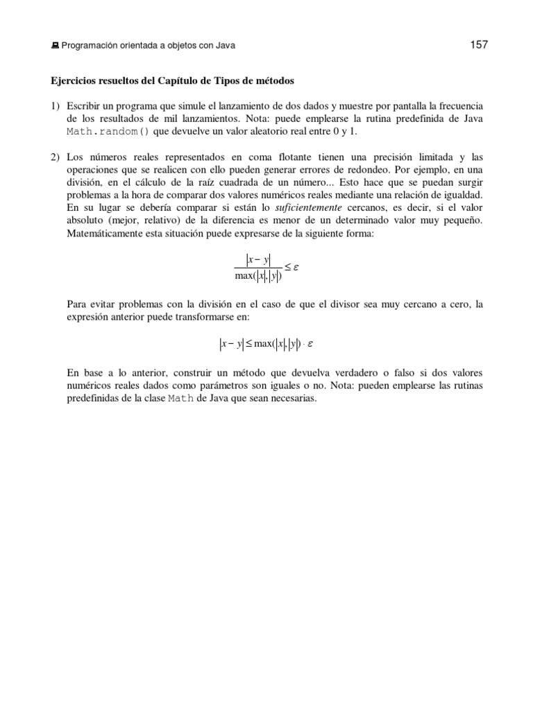 Ejerciciosresueltosdelcapitulodetiposdemetodos | PDF | Raíz cuadrada ...