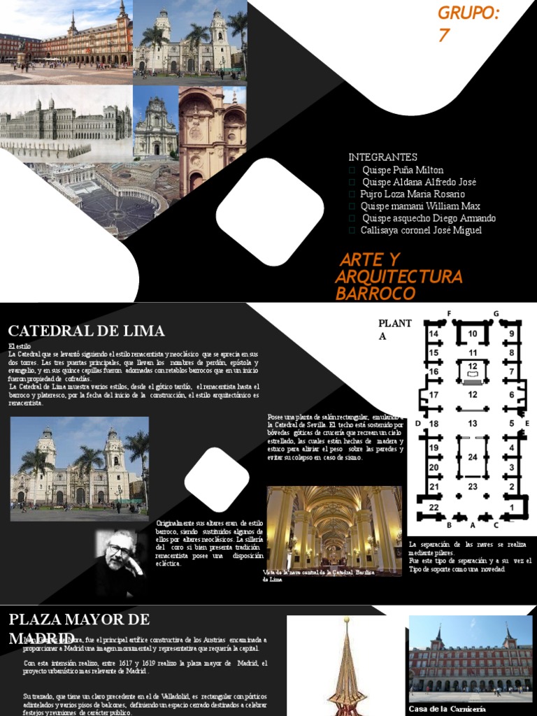 Grupo 7 - Arquitectura Barroco | PDF | Diseño arquitectonico | Arquitectura