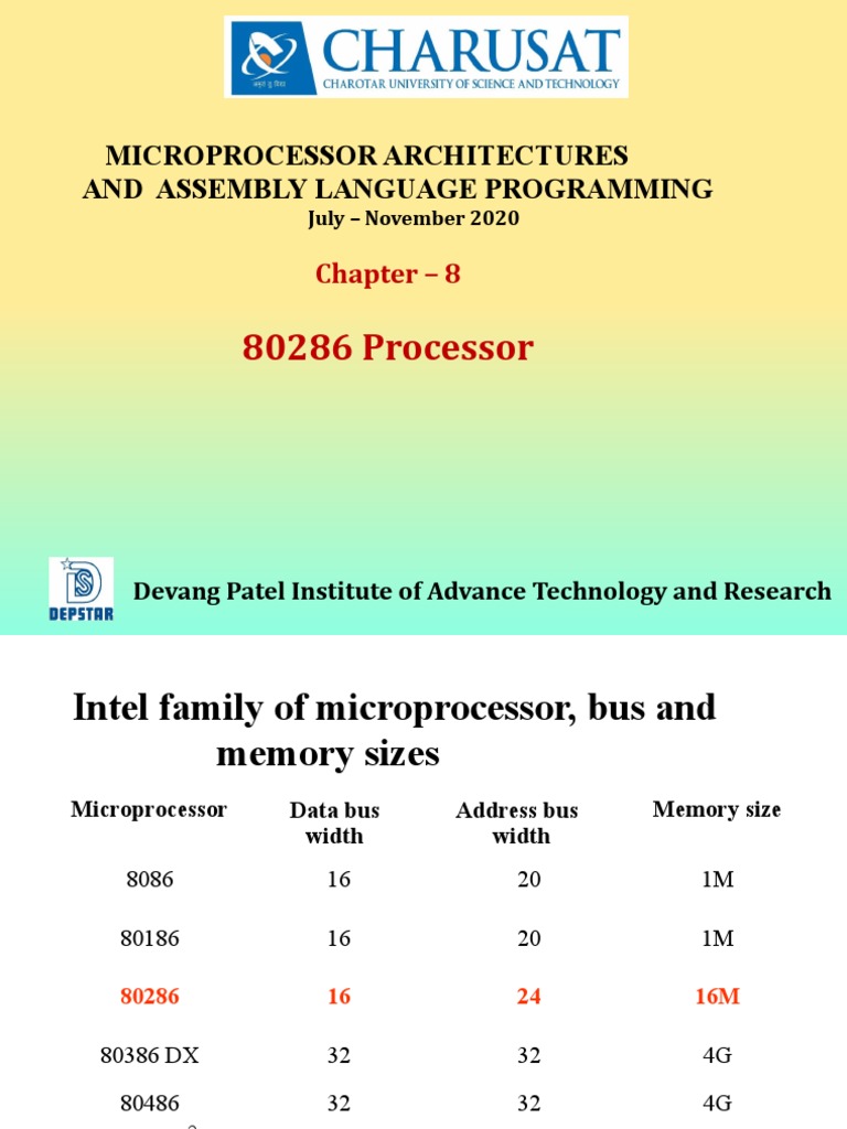 Processor: Microprocessor Architectures and Assembly Language Programming | PDF | Central ...
