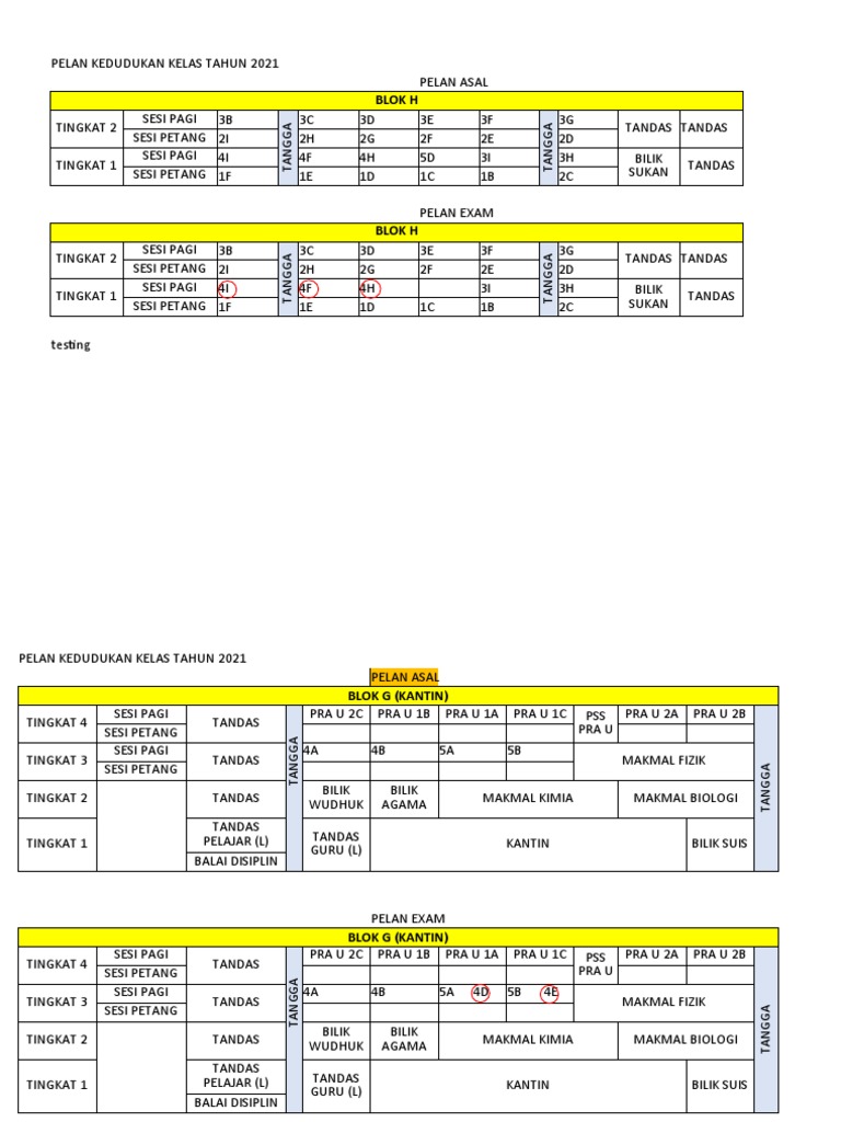 Pelan Kedudukan Smkdms 2021 | PDF