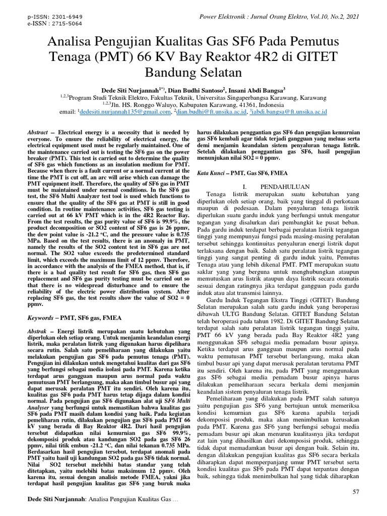 SF6 Gas Quality Testing | PDF | Phases Of Matter | Gases