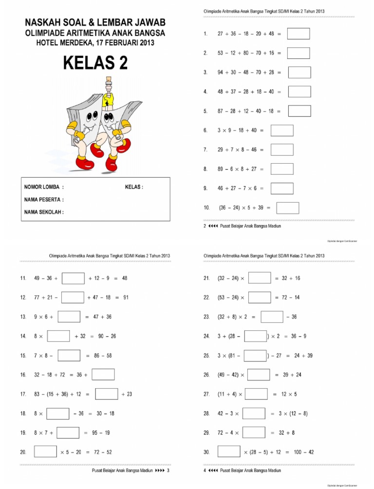 Soal MTK 2 | PDF