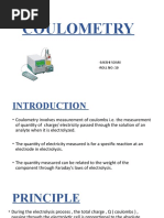 Principle and Instrumentation of Coulometry | PDF | Physical Chemistry ...