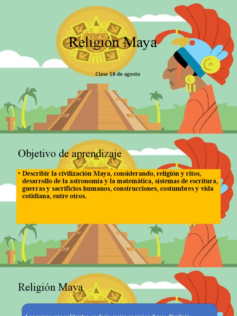 Religión Maya | PDF | Civilización maya | Deidades