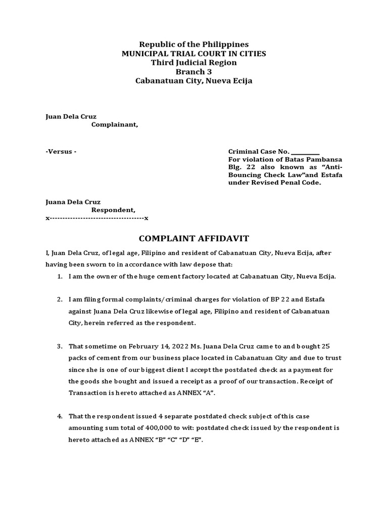 Complaint-2 0 | PDF | Complaint | Common Law