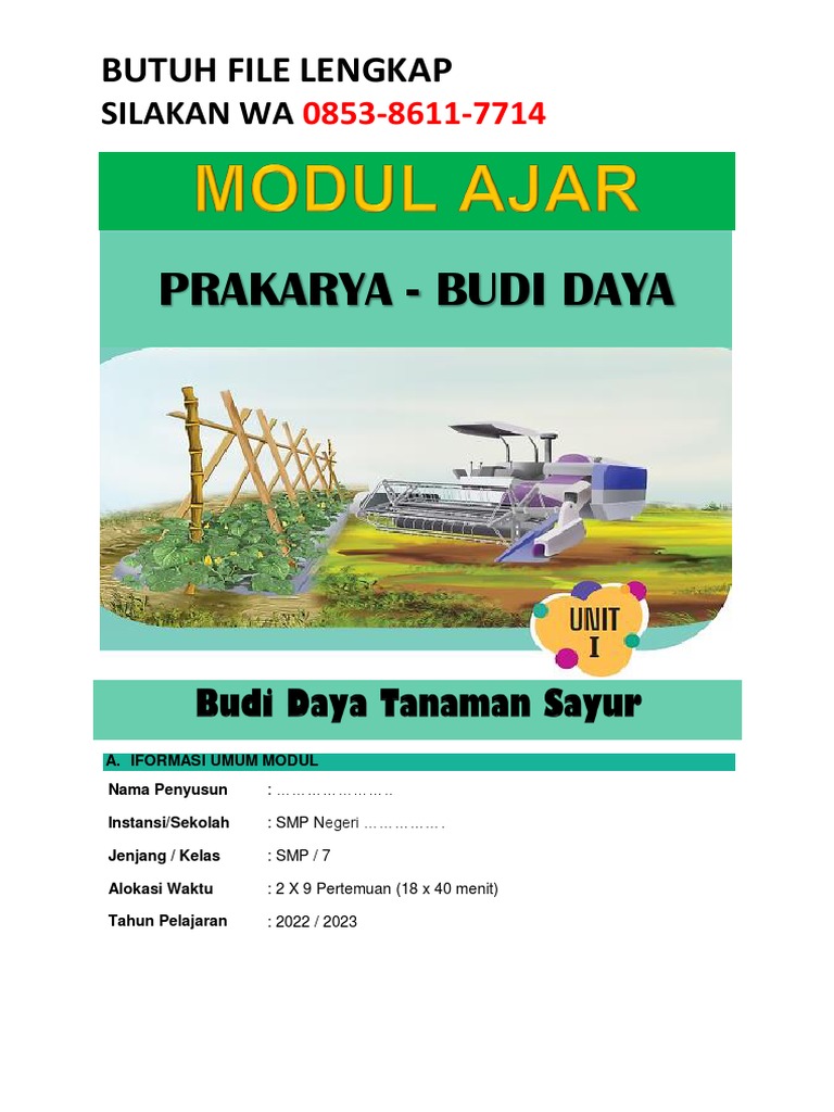 Ikm Prakarya Kls 7 | PDF