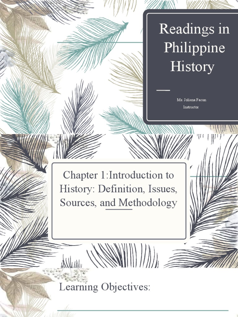 Chapter 1 .1readings in Philippine History | PDF | Primary Sources ...