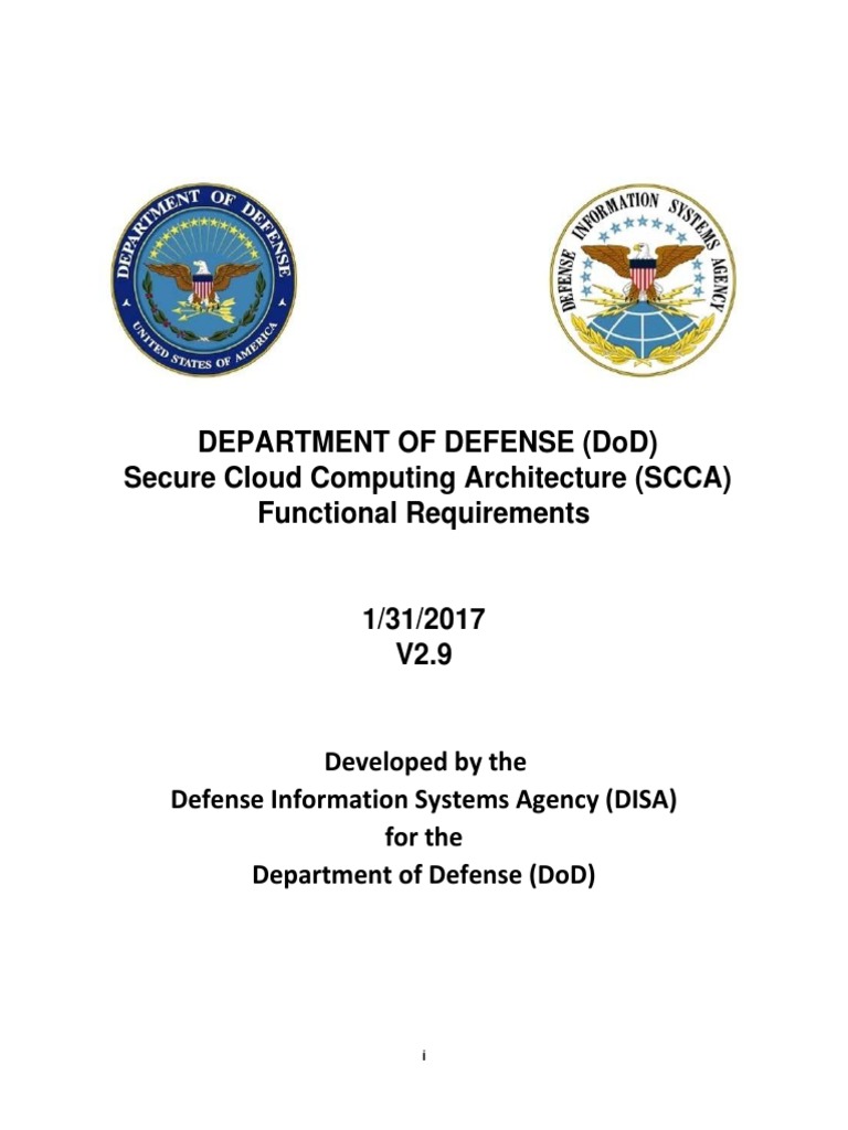 SCCA FRD v2-9 | PDF | Cloud Computing | Computer Security