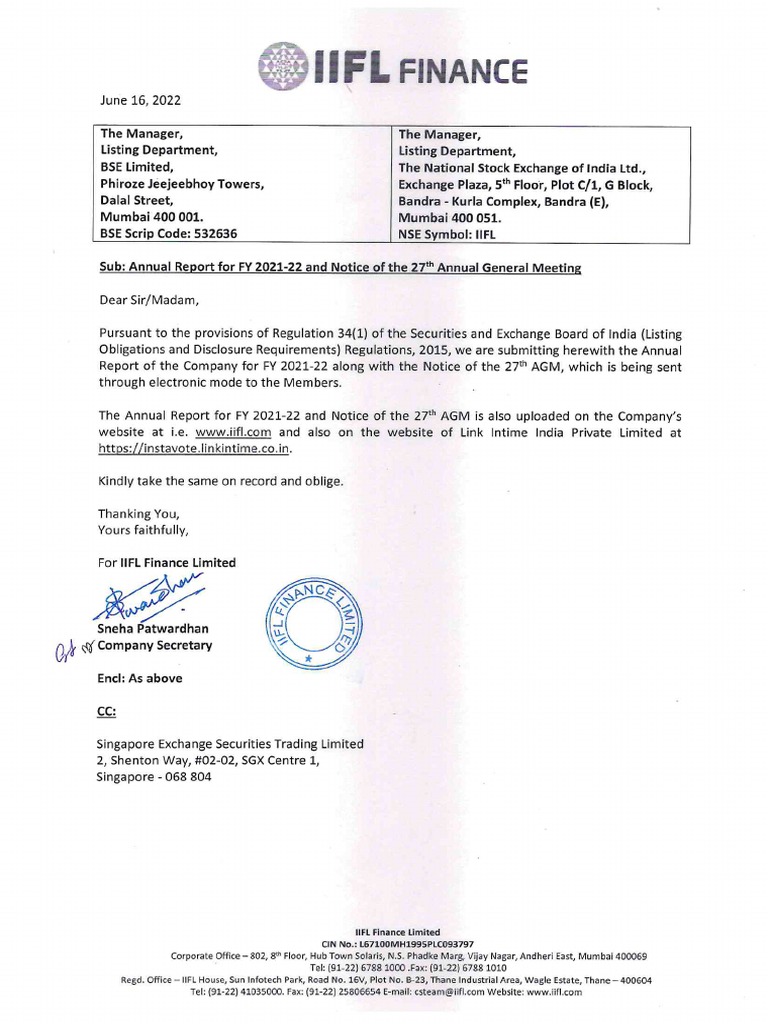 IIFL Finance | PDF | Financial Inclusion | Banks