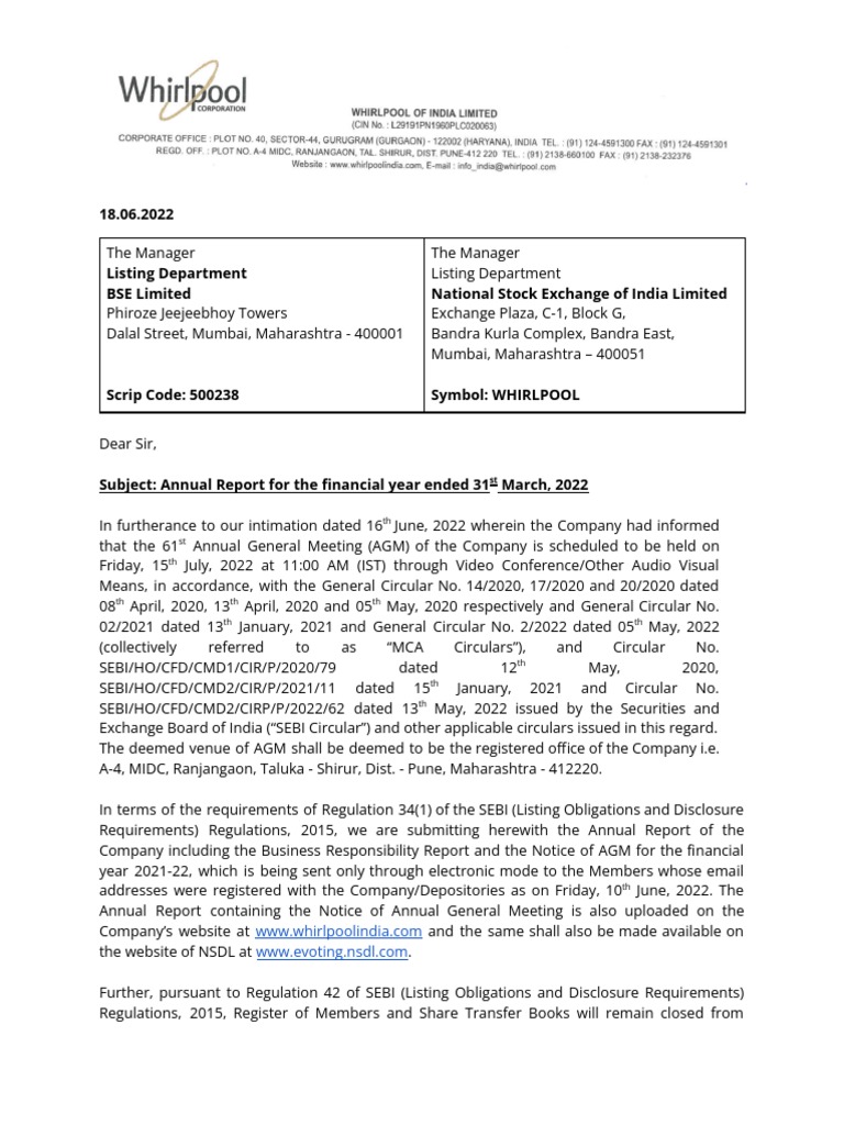 Whirlpool of India | PDF | Login | Electronic Voting