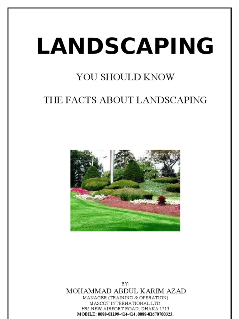 Essential Landscaping Guide and Tips | PDF | Landscape | Land Management