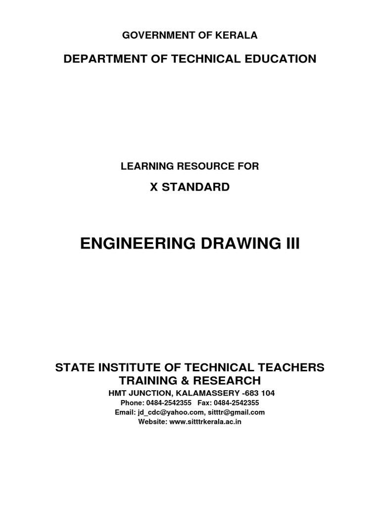 Engg. DRG III STD 10 | PDF | Screw