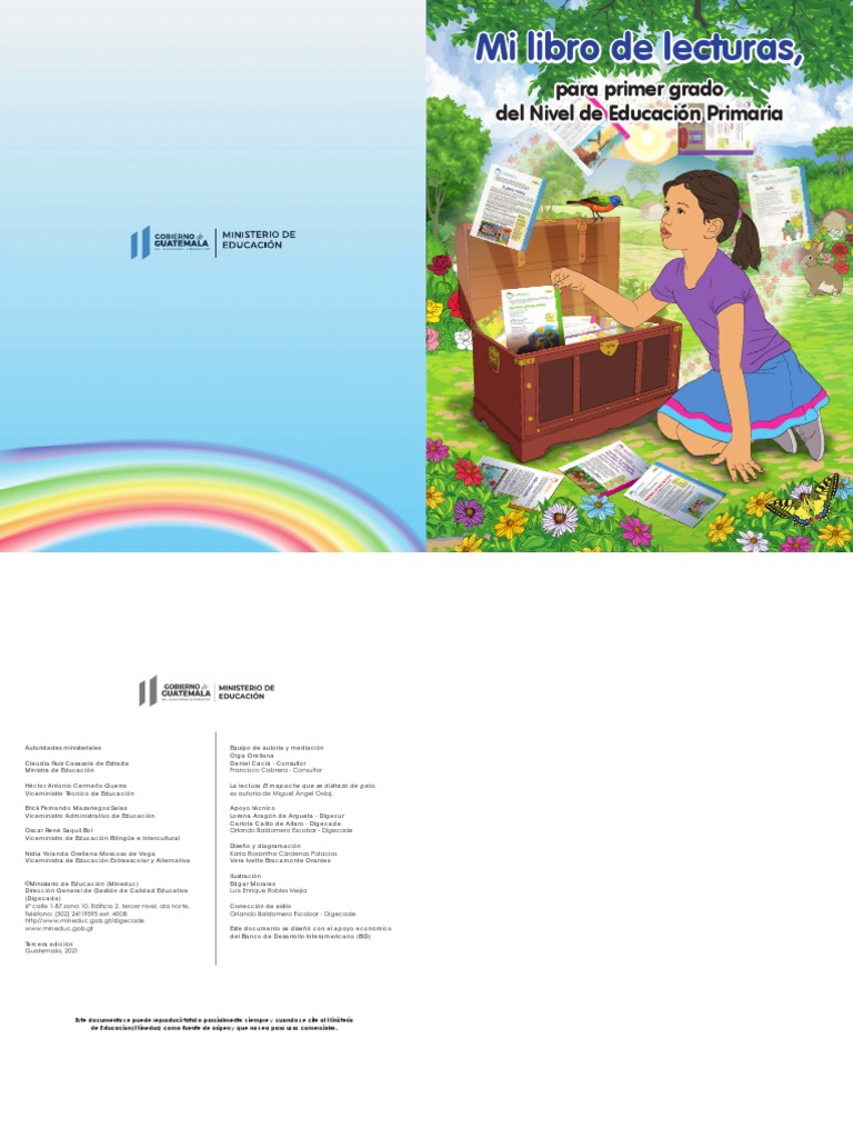 Mi Libro de Lecturas 1er Grado 2021 | PDF | Papel | Luna