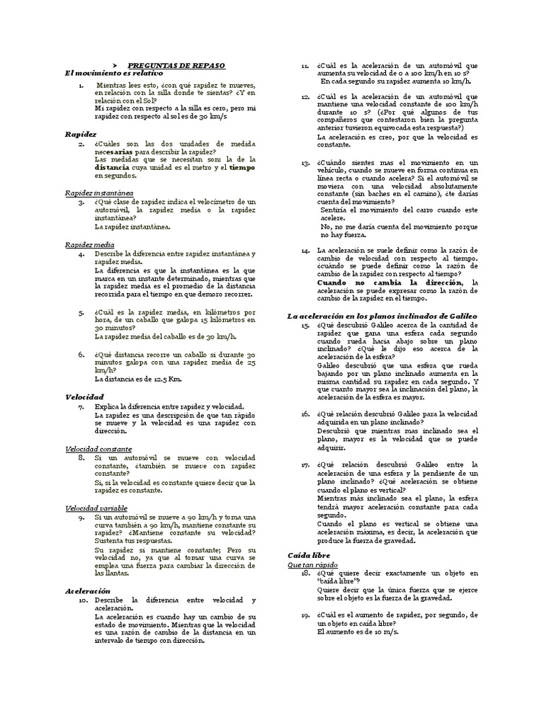 Comprendiendo los conceptos básicos del movimiento | PDF | Aceleración | Velocidad