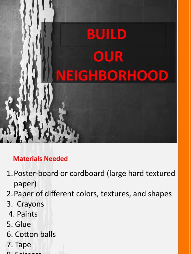 Build Our Neighborhood | PDF | Home & Garden