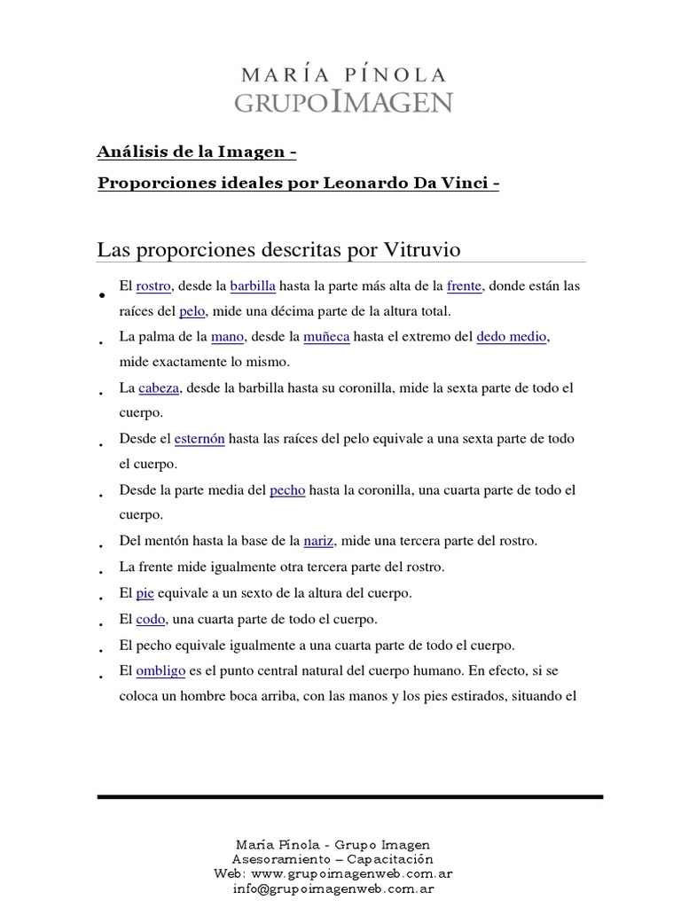 Proporciones Corporales Pdf Mano