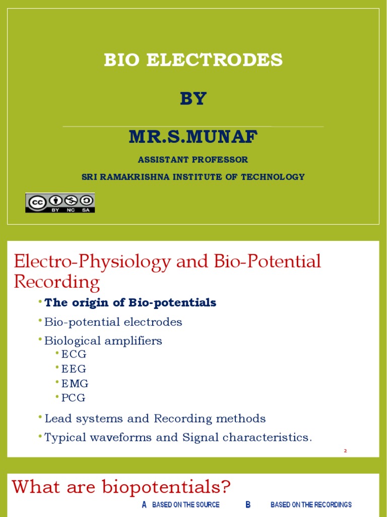 Electrodes Types | PDF | Action Potential | Electroencephalography
