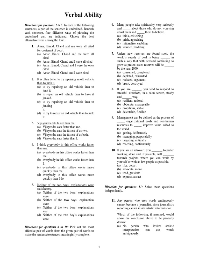 Logical Ability | PDF