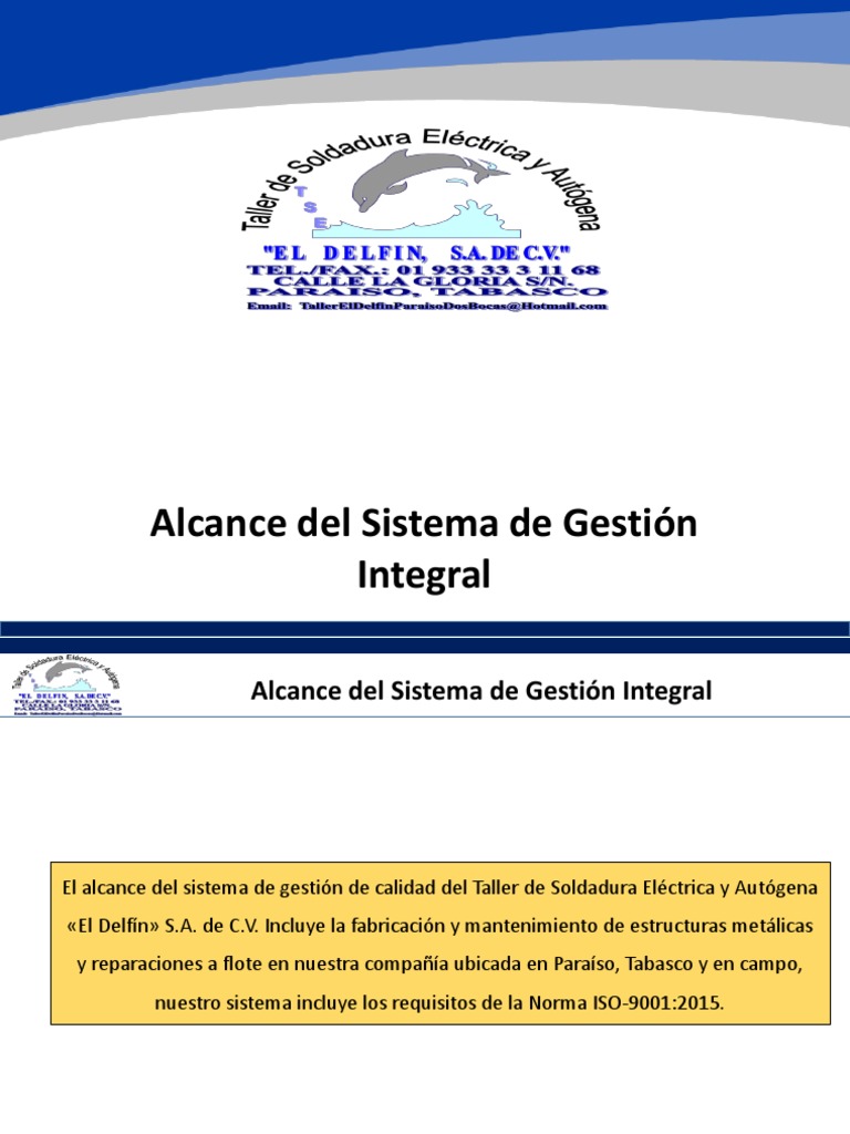 Alcance Del Sistema de Gestión de Calidad | PDF
