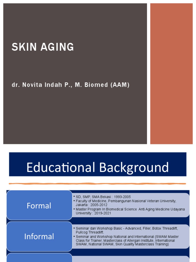 Skin Aging | PDF | Ageing | Health Sciences