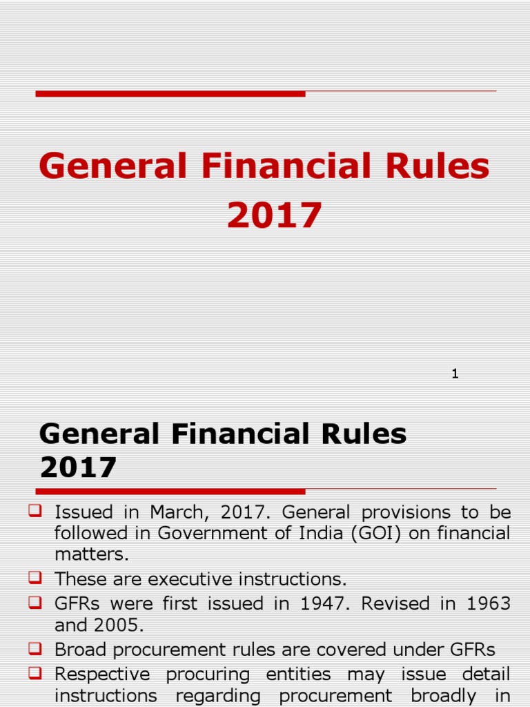 GFR 2017 CPPP | PDF | Procurement | Auction