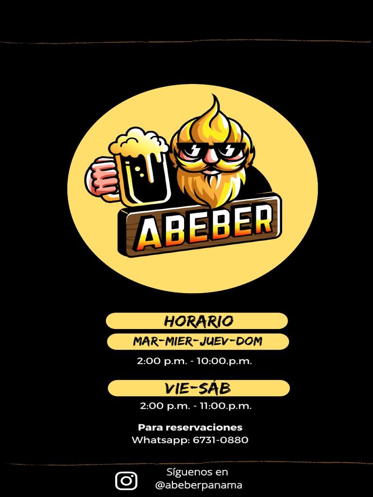 Menú Abeber Panamá 2021 05 | PDF | Salsa | Hamburguesas