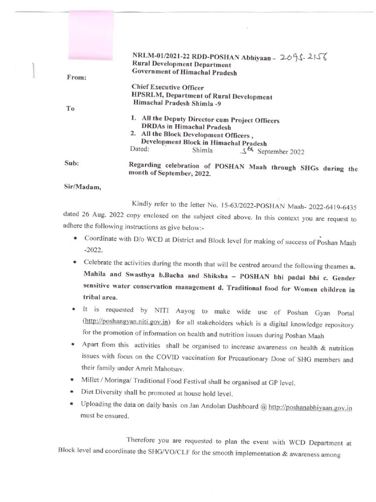 Poshan Maah Sept. | PDF