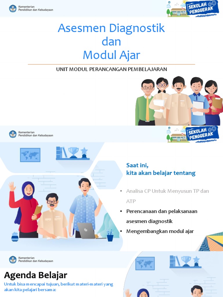 Materi Asesmen Diagnostik Dan Modul Ajar - Asinkronus Sesi 2 | PDF | Karier & Perkembangan