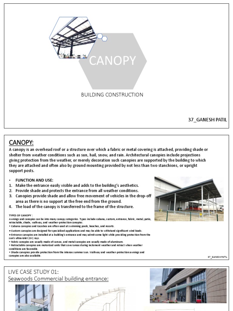 Canopy 37 | PDF | Building Engineering | Architectural Elements