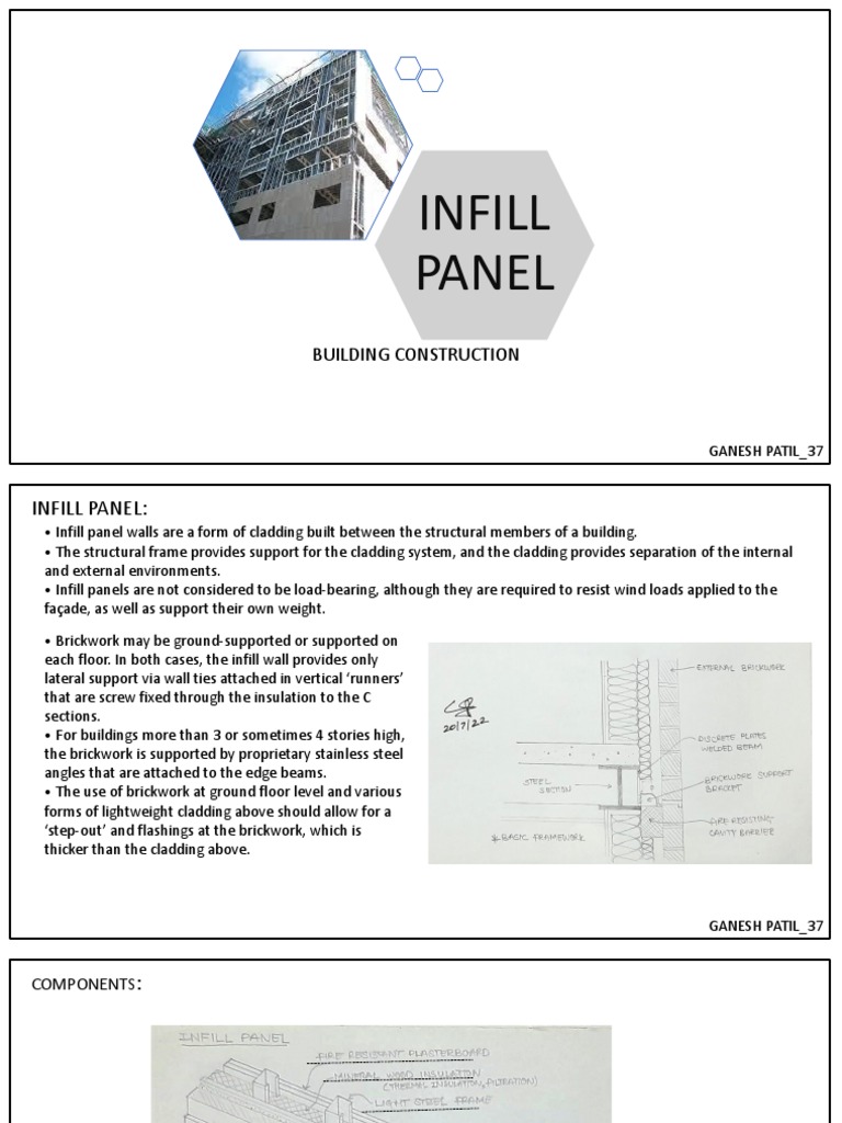 Infill Panel - 37 | PDF | Wall | Framing (Construction)