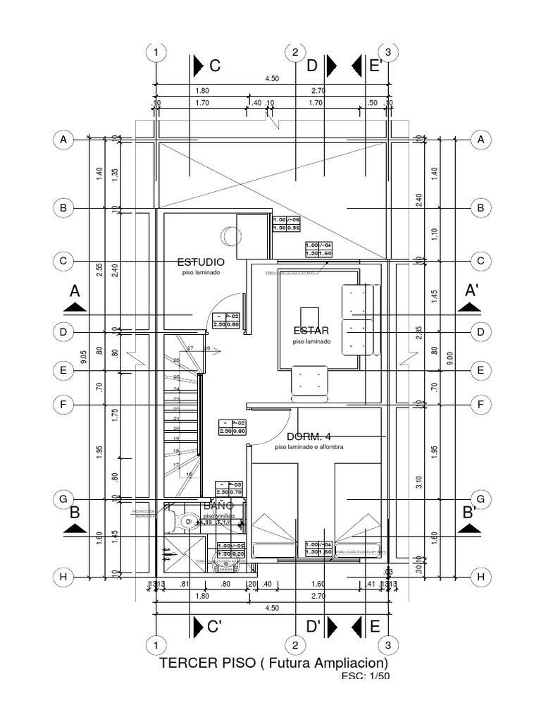 Planta Ampliacion 3er Piso | PDF