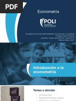 Modulo Econometria Admi. 2018 | PDF | Econometría | Métodos de evaluación