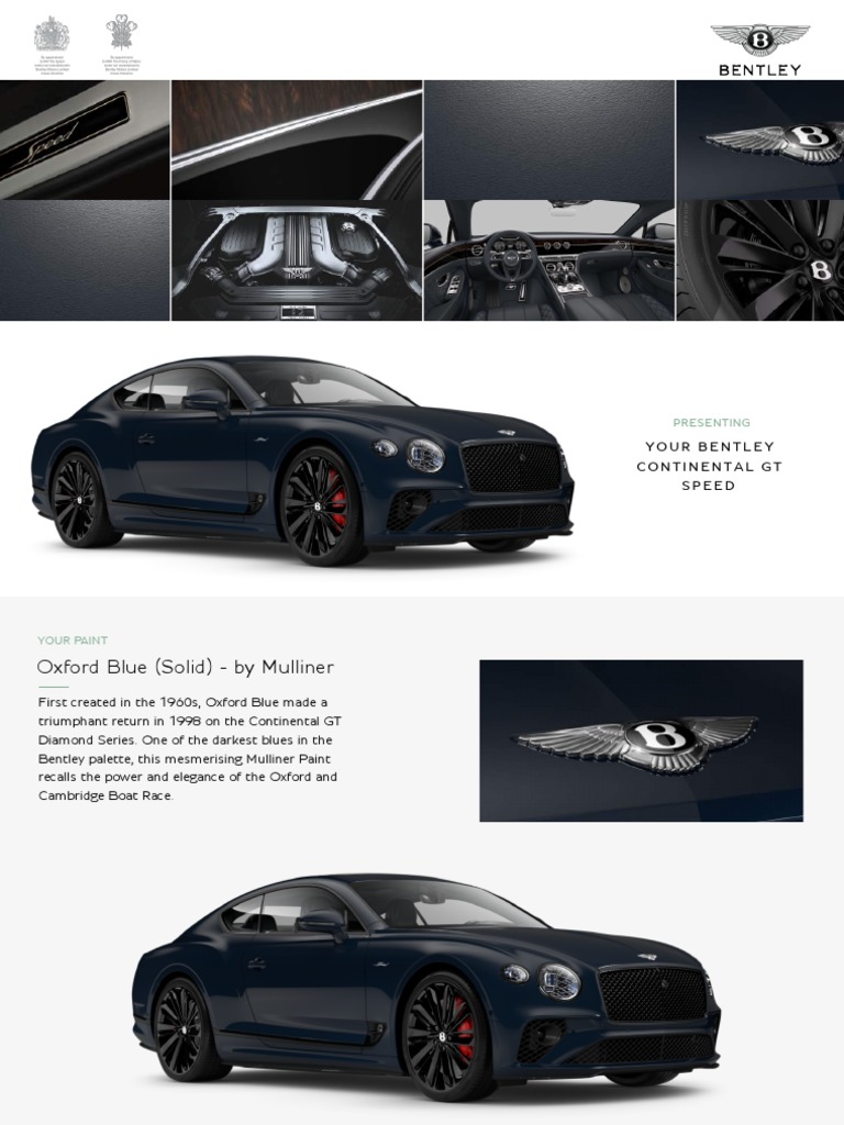Bentley Brochure | Download Free PDF | Automotive Technologies ...