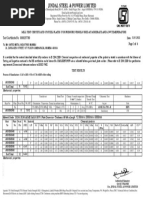 Apl Apollo Tubes LTD.: Manufacture Test Certificate For Steel Tubes For ...