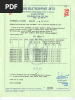 Jindal Aluminium Co - Test Certificate | PDF