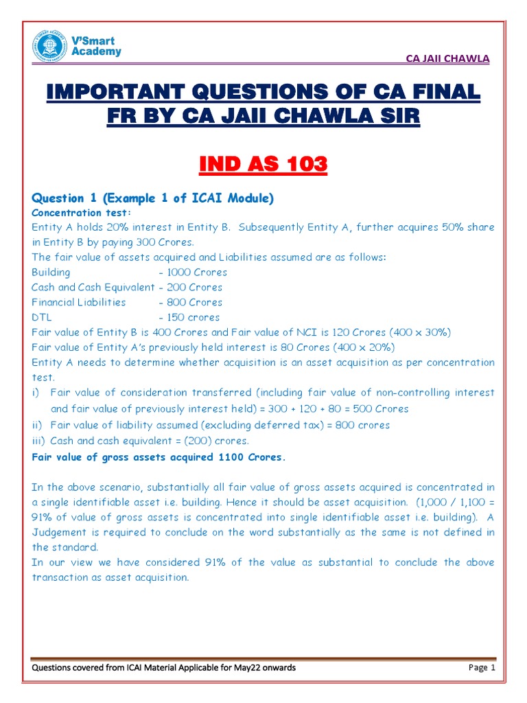 Ind As 103 | PDF | Equity (Finance) | Balance Sheet