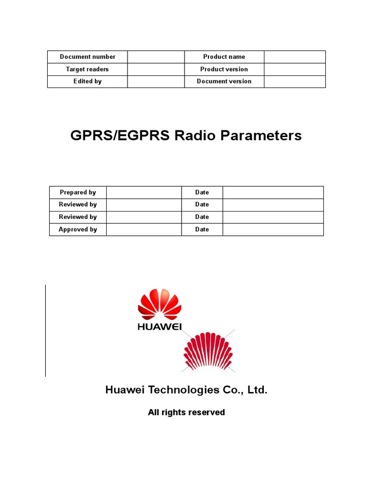 GPRS&EDGE Network Planning and Optimization-Chapter4 Radio Parameters ...