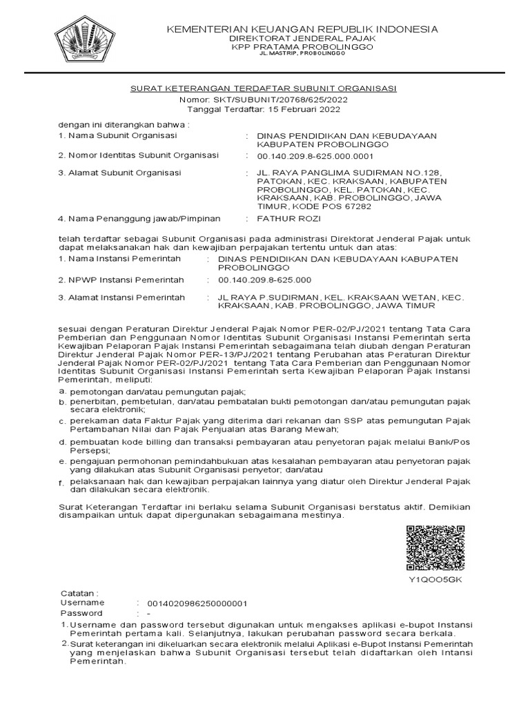E Bupot | PDF | Pengelolaan Keuangan & Uang