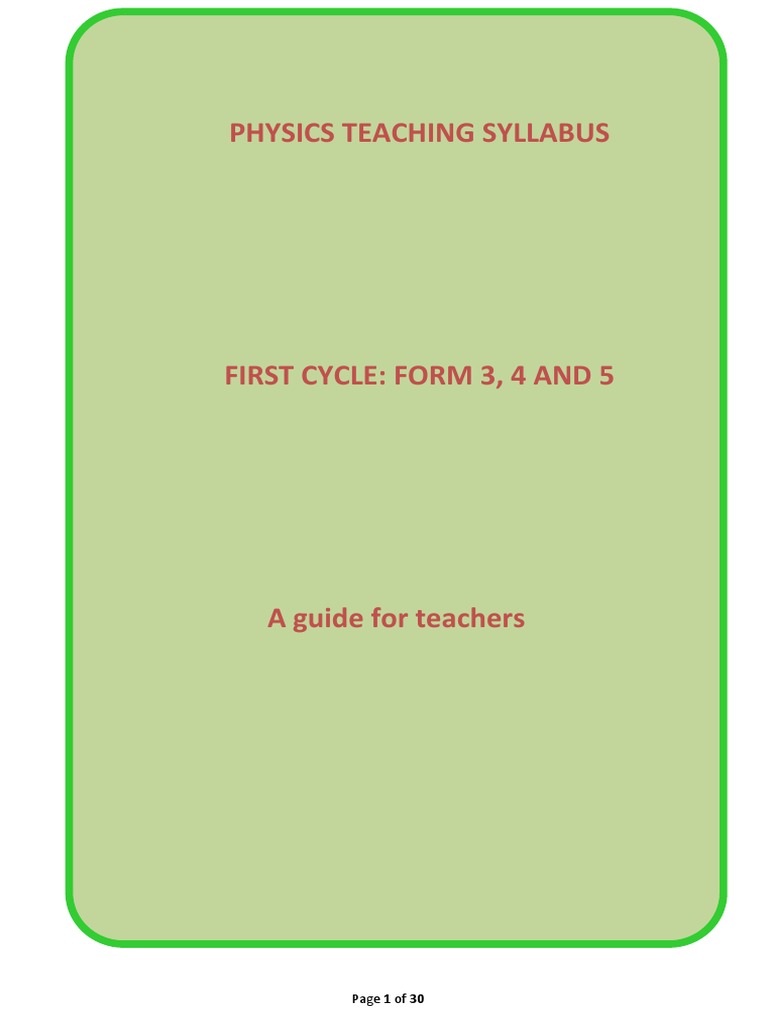 teachers-guide-F3-to-F5.docx | PDF | Learning | Teaching Method