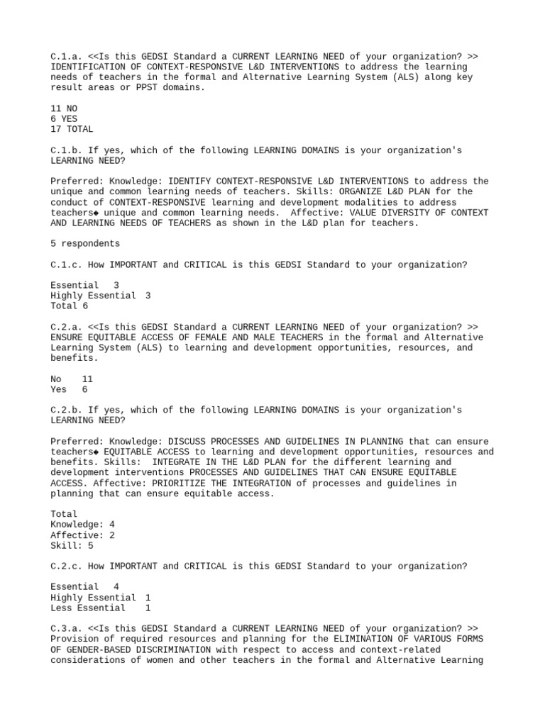 PART 1 GEDSI What Is It About | PDF | Learning | Behavior Modification