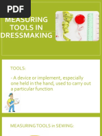Dressmaking 9 - Q2 - Module-1 | PDF | Seam (Sewing) | Sewing