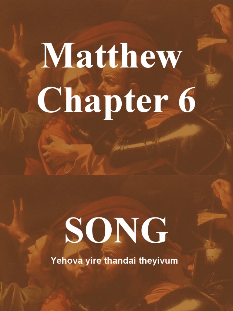 Matthew Chapter 6 | PDF