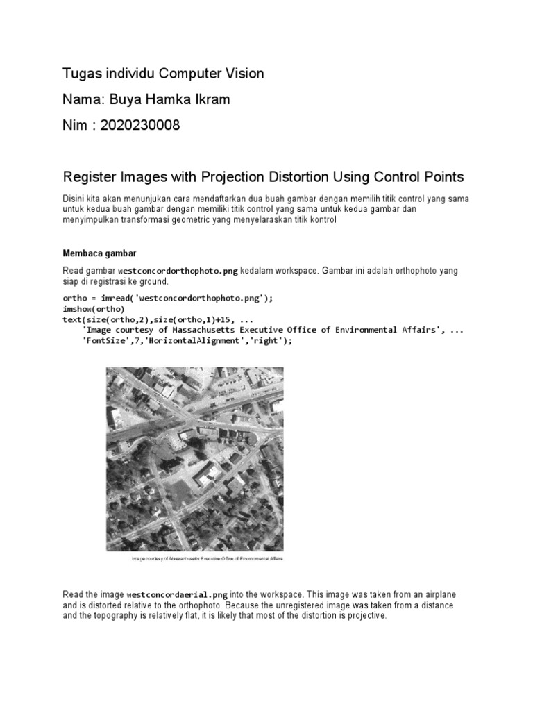 Computer Vision Image Registration | PDF | Computer Graphics | Imaging